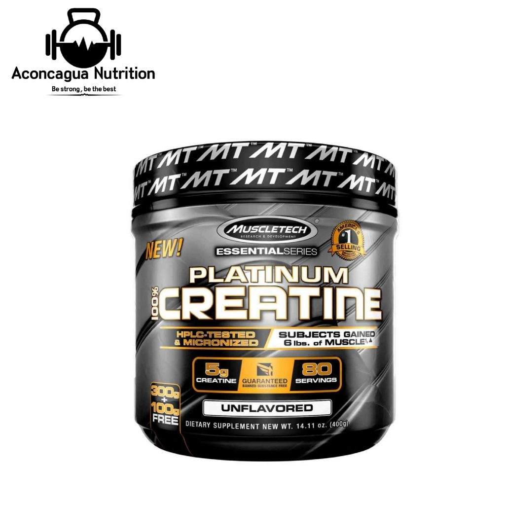 PLATINUM 100% CREATINE 400gr – Aconcagua Nutrition